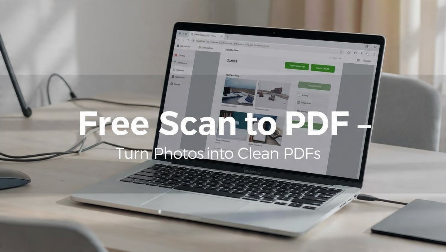 Free Scan to PDF – Turn Photos into Clean PDFs - Free in 2026 Free ...